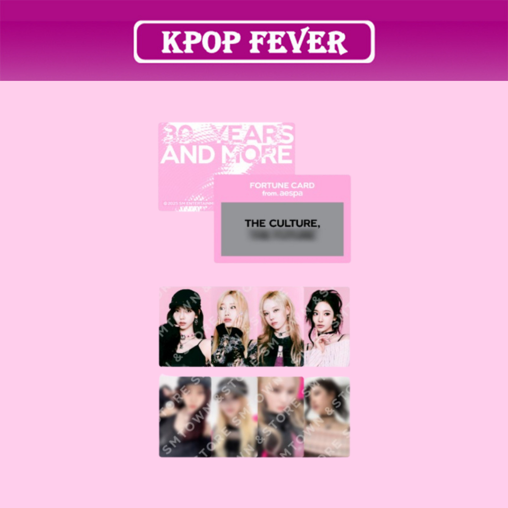 aespa - [ SMTOWN LIVE 2025 ] OFFICIAL MD / FORTUNE SCRATCH CARD SET ...