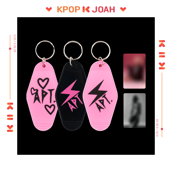 (APT KEYCHAIN SET) ROSE of BLACKPINK [ROSIE] OFFICIAL MD (21st Jan.2025 ...