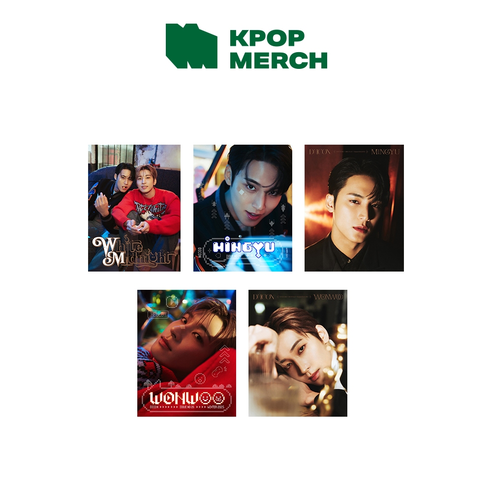 SEVENTEEN - Dicon Issue N°26 WONWOO MINGYU [ White Midnight ] | Shopee Việt Nam