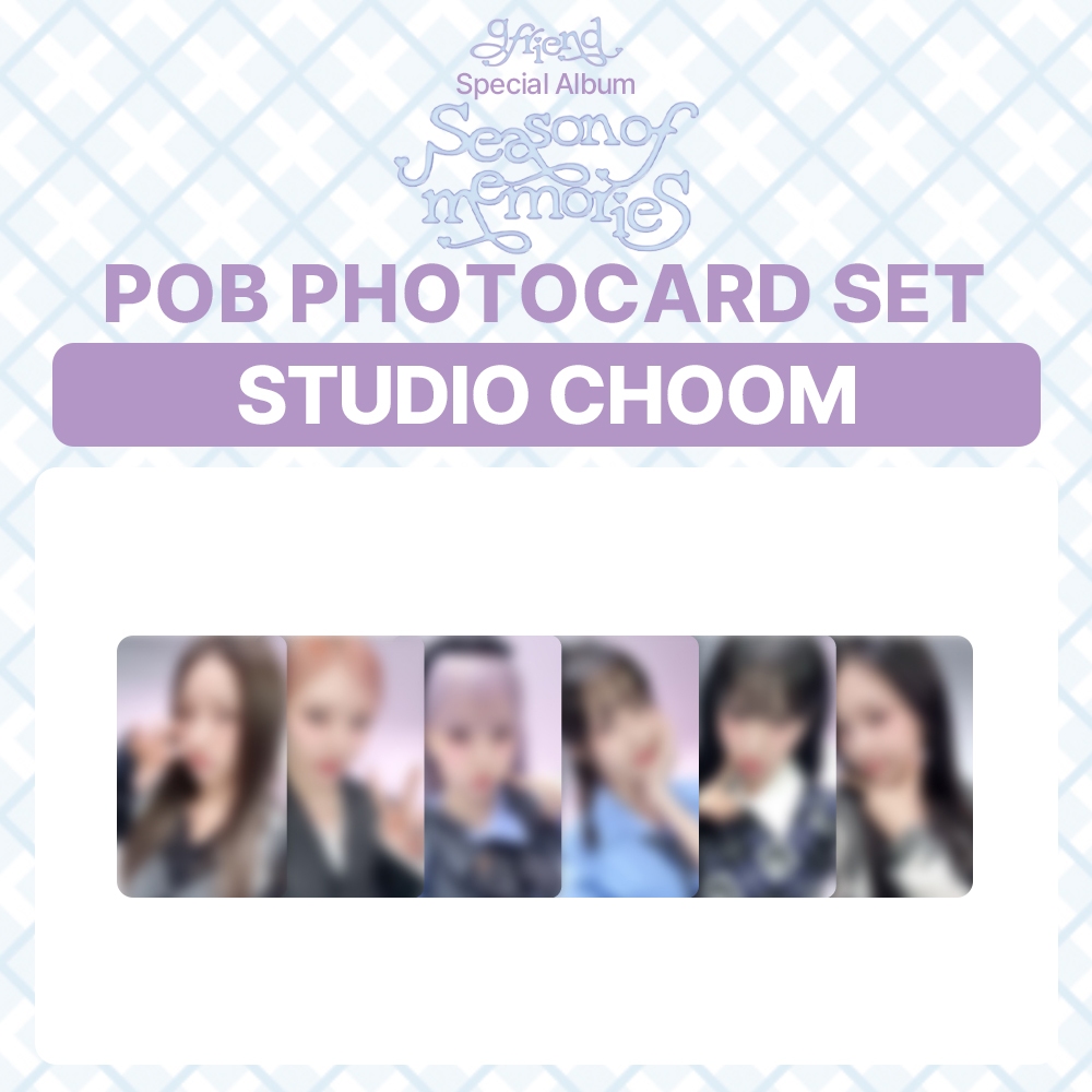 [SET] GFRIEND 'Season of Memories' STUDIO CHOOM POB Photocard Set | Shopee Việt Nam