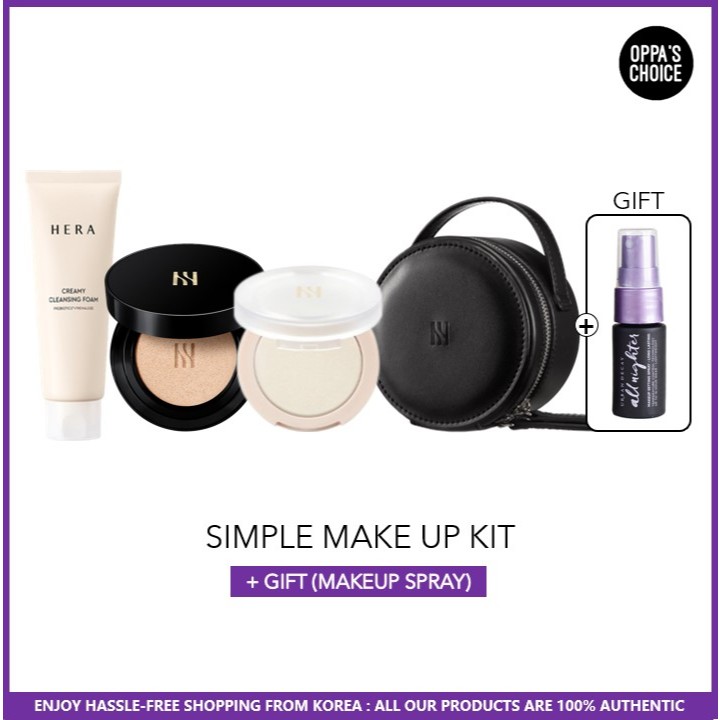 [Giới HẠN] SET TRANG DIỂM ĐƠN GIẢN HERA SIMPLE MAKE UP KIT (có TÚI NGẪU ...