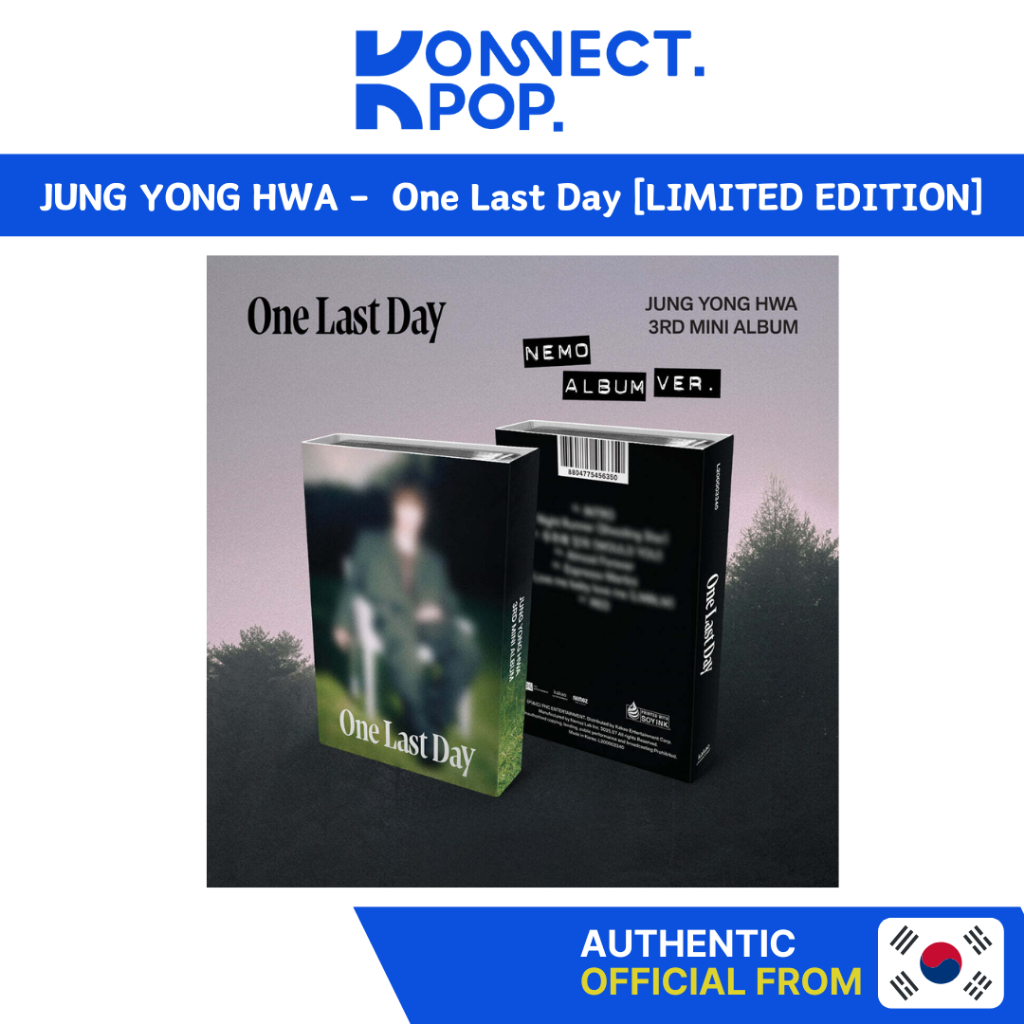 CNBLUE JUNG YONG HWA - mini album thứ 3 [One Last Day] [PHIÊN BẢN GIỚI ...