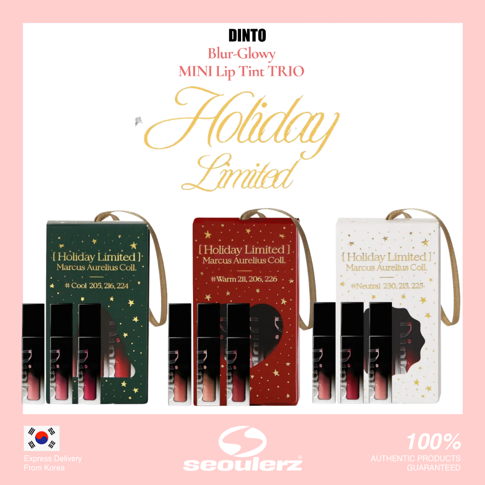 [Dinto] Blur Glowy Mini Lip Tint Trio | Shopee Việt Nam