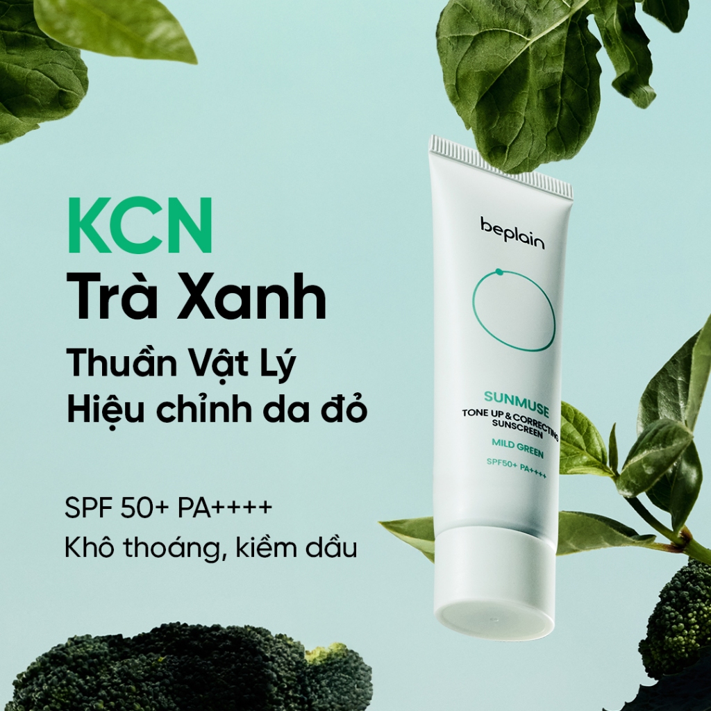 [Beplain Chính Hãng] Kem chống nắng BEPLAIN Sunmuse thuần Vật Lý Trà ...