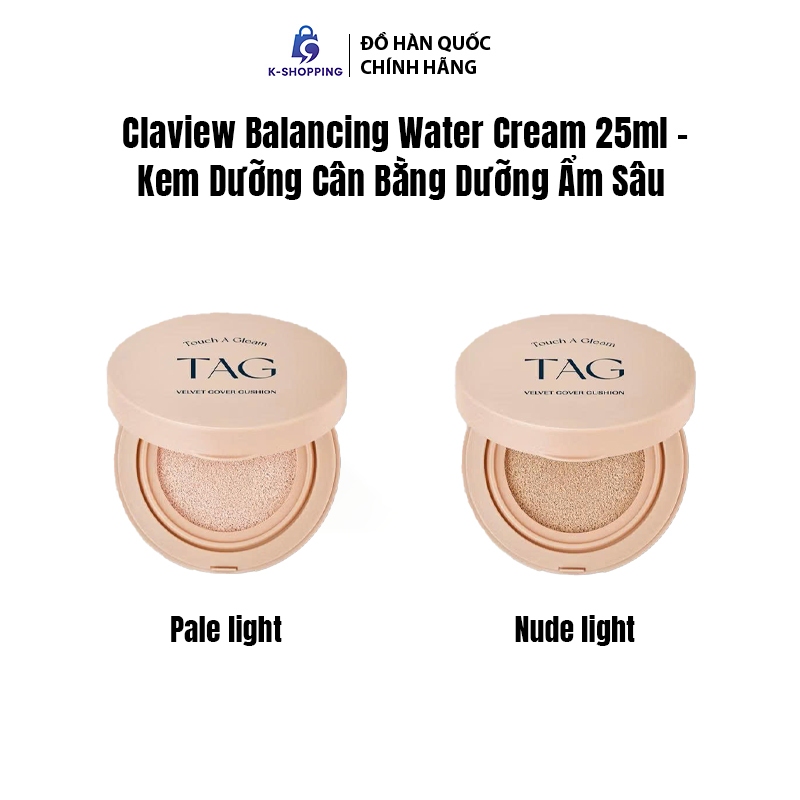 TOO COOL FOR SCHOOL Tag Velvet skin Cushion 2 màu 15g SPF 50 +, PA ...