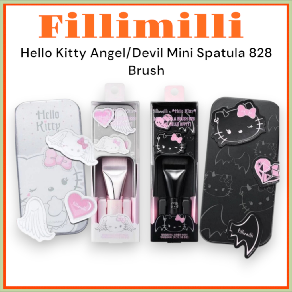 [SANRIO] Fillimilly Hello Kitty Angel / Devil Mini Spatula 828 Brush ...