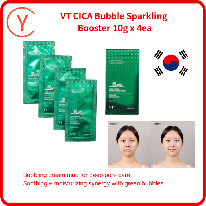 VT CICA Bubble Sparkling Booster 10g x 4ea | Shopee Việt Nam