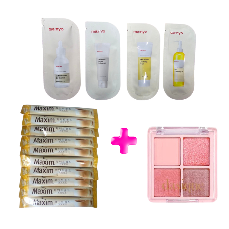 Bảng phấn mắt Dasique Mood Shadow Mini + Maxim 10EA + Mẫu Manyo ...