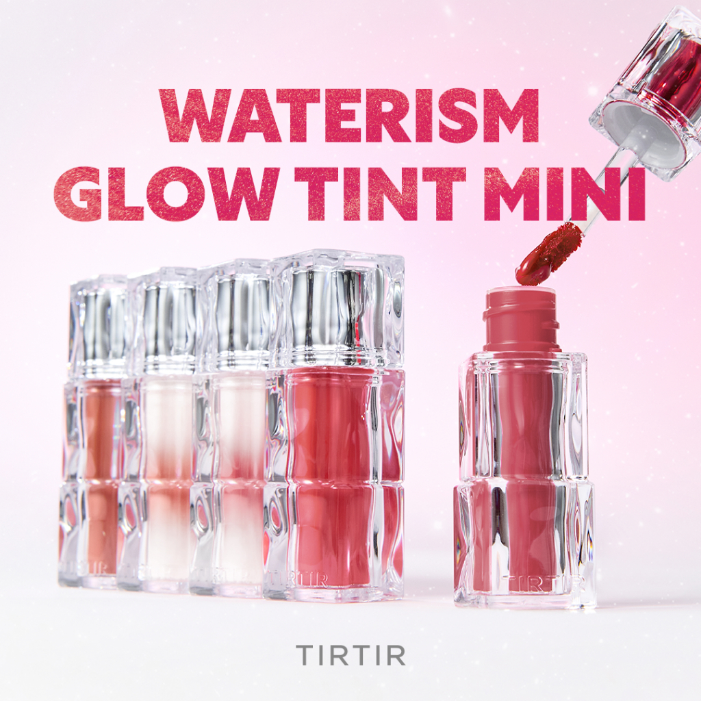 [TIRTIR] Son nước bóng tint bền màu Glow Tint Waterism 1.8g / 30 màu (Mini ver.) / Waterism ...