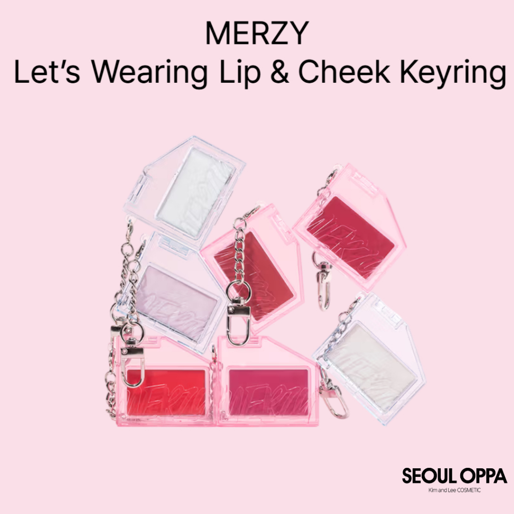[MERZY] Móc khóa Let 's Wearing Lip & Cheek – 8 màu | Son dưỡng đổi màu ...