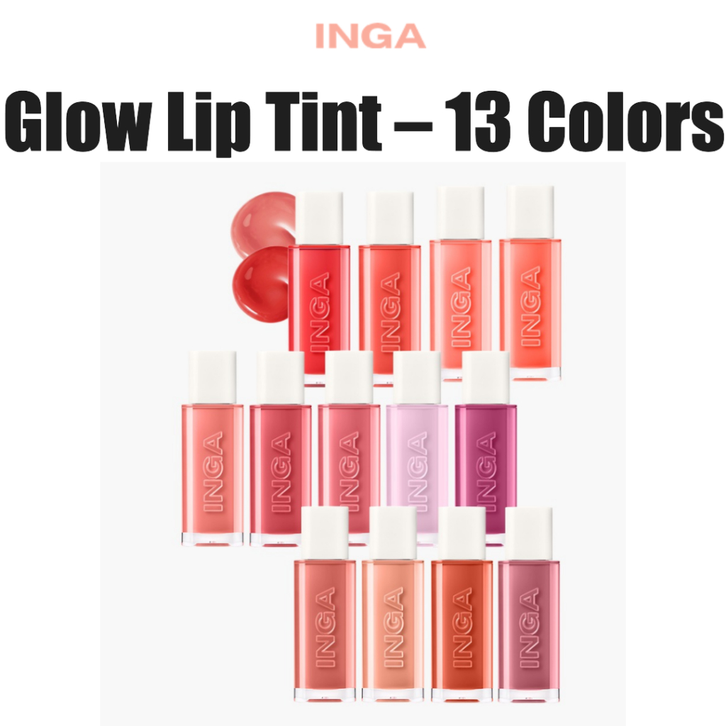 [INGA] Son Tint Glossy Water Glow – 13 Màu | Trang điểm môi Hàn Quốc ...