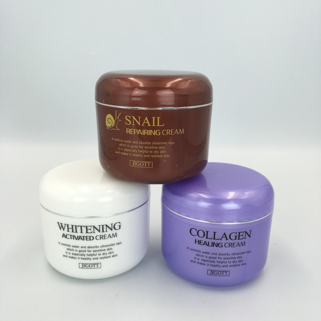 [Jigott] Kem dưỡng da hoạt tính / Sửa chữa ốc sên / Collagen Healing ...
