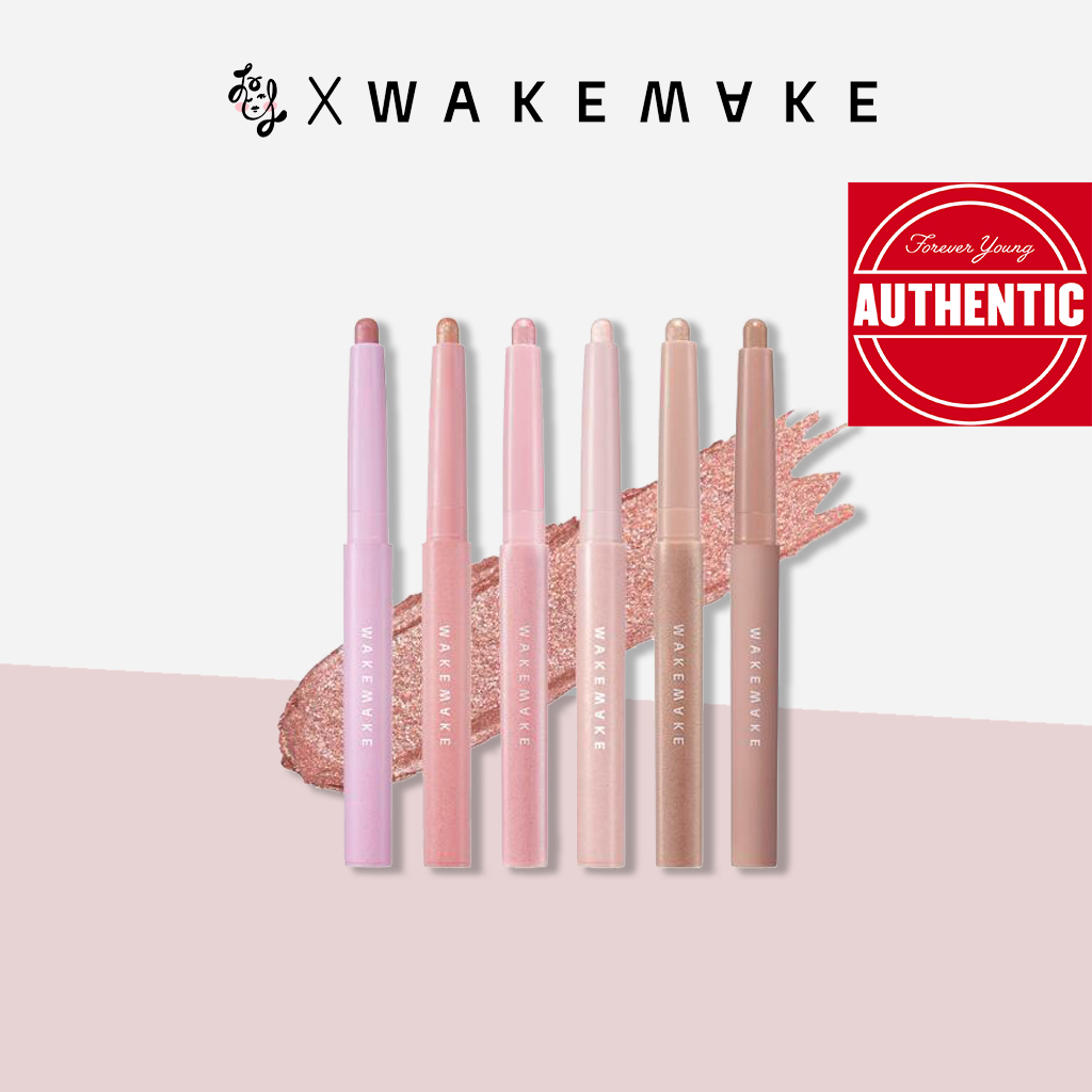 WAKEMAKE Soft Fixing Stick Shadow 0.8g (8colors) Shimmer/Matt/Glitter ...