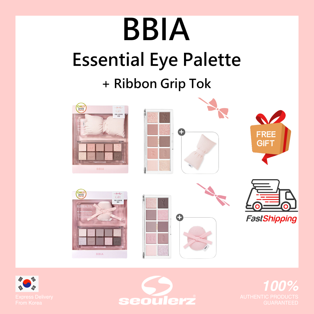 [BBIA] [NEW] [Ribbon Edition] Essential Eye Palette 2 Colors + Ribbon Grip Tok 8.5g | Shopee ...