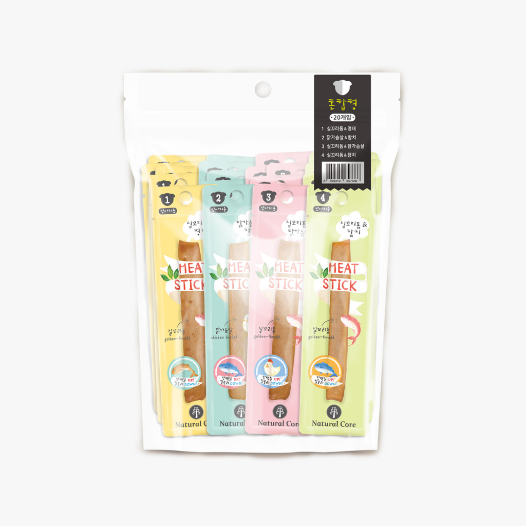 [Natural Core] Meat Stick for Dogs 140g(7g x 20p) | Shopee Việt Nam
