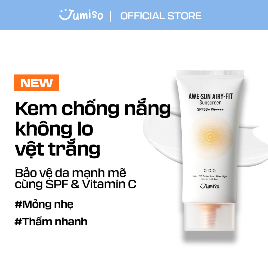 Kem chống nắng JUMISO Awesun Airy-fit SPF50 + / PA + + + + 50ml ...