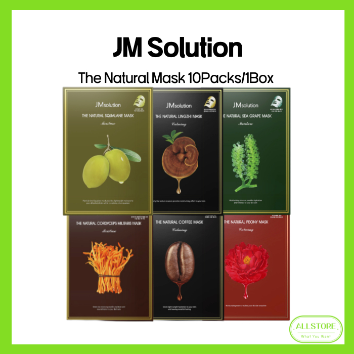 [Jmsolution] The Natural Mask – 30ml (10 tờ) - Nature 's Goodness for Your Skin | Shopee Việt Nam