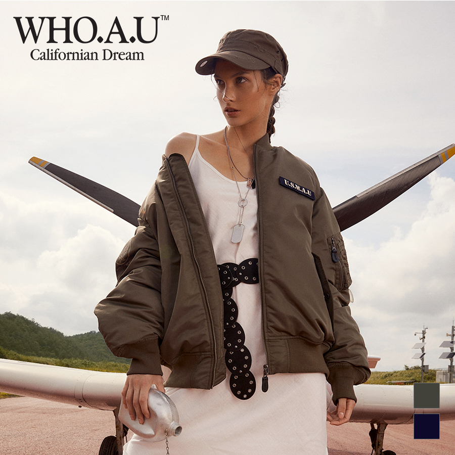 Áo khoác nam WHOAU WHJJD4T31M đảo ngược MA-1 | Shopee Việt Nam