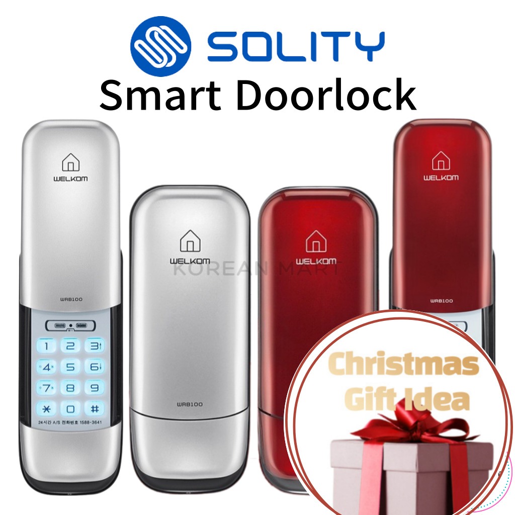Bộ Khóa Cửa Kỹ Thuật Số wrb-100 silver / Đỏ / Mật Khẩu / Nút Bấm ...