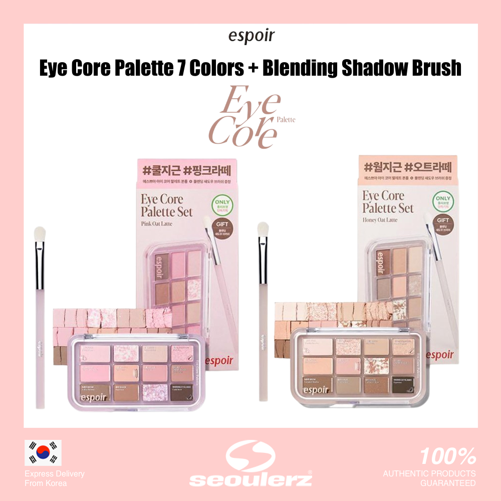 [ESPOIR] Eye Core Palette 7 Colors + Blending Shadow Brush | Shopee ...