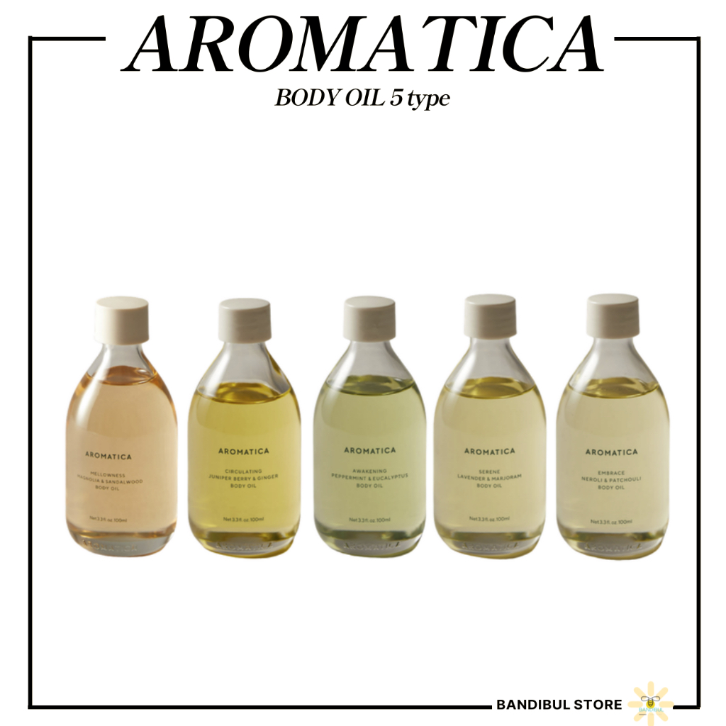 [AROMATICA]Body oil 100ml, choose 1 of 5 types | Shopee Việt Nam