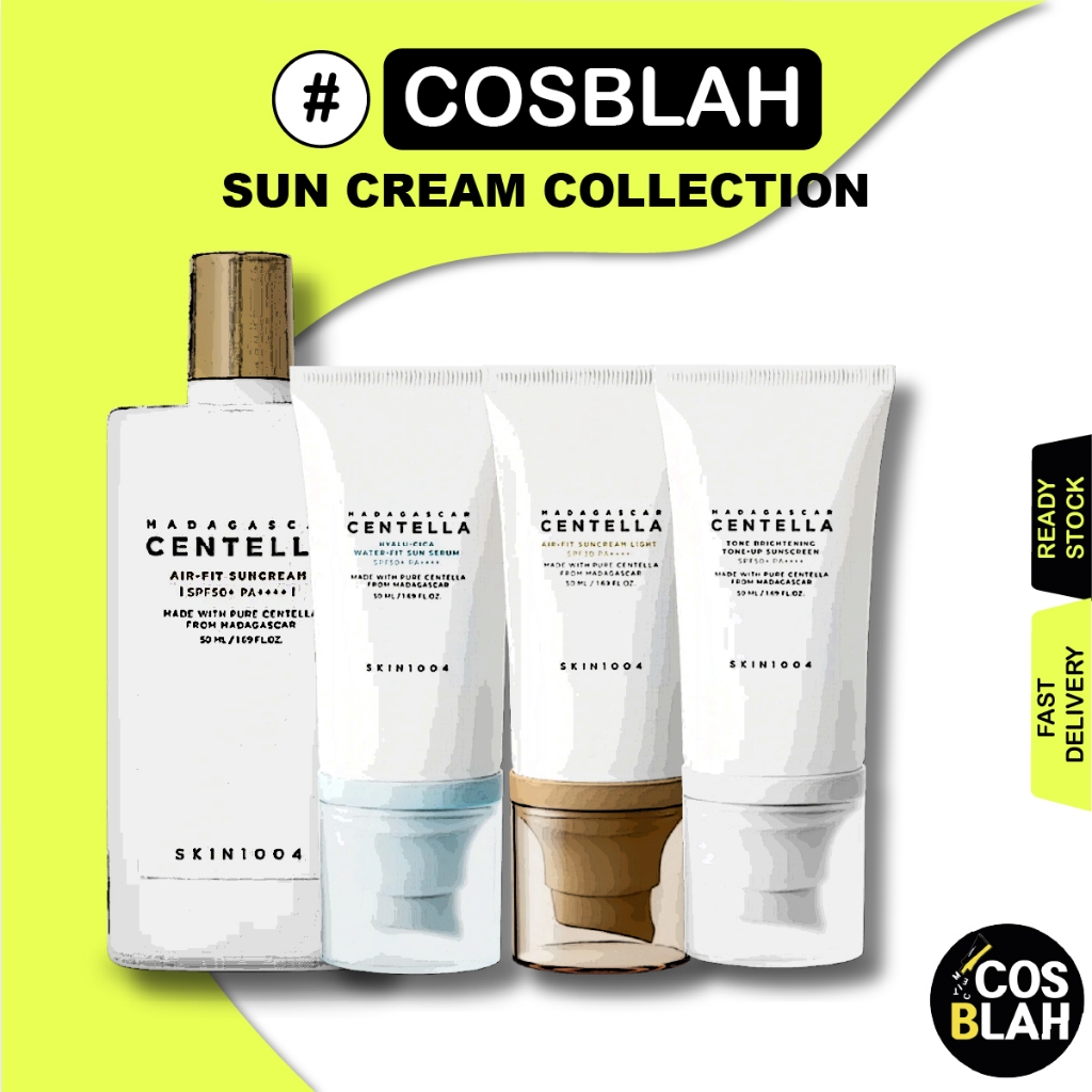 SKIN1004 Madagascar Centella Sun Screen 50ml (Air-Fit, Hyalu-Cica Water ...