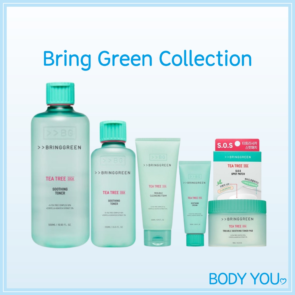 [Bring Green] Tea Tree Cica Soothing Collection Cleaning Foam Pad Spot ...