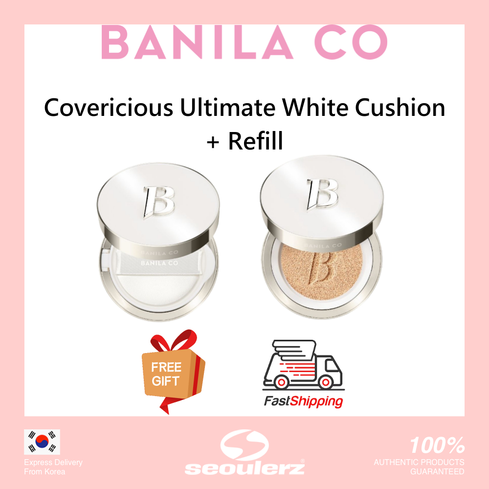[banila Co] Phấn Nước Covericious Ultimate White Cushion SPF38 PA++ 14G che phủ tự nhiên, không ...