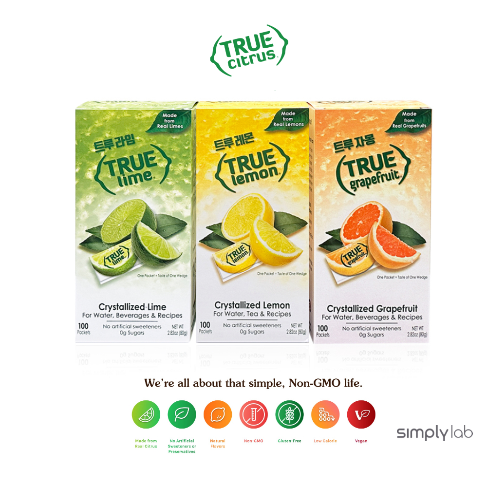 [True Citrus] Crystallized citrus True Lemon, True Lime, True ...