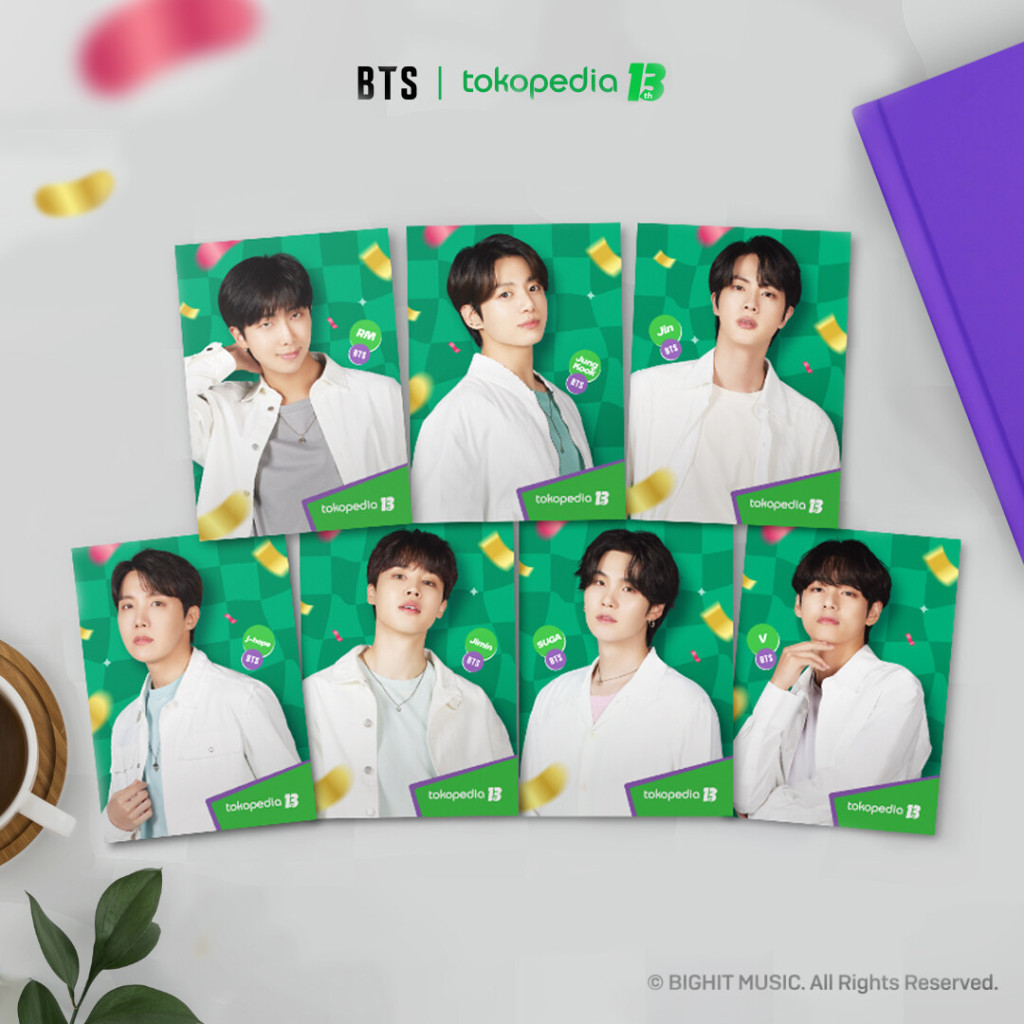 Bưu Thiếp kstairway bts x tokopedia Kỷ Niệm 13 Năm | Shopee Việt Nam
