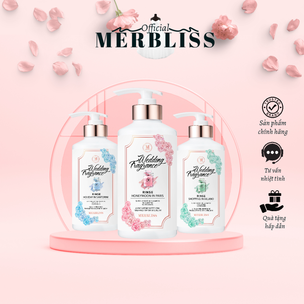Dầu Xả Hương Nước Hoa Cao Cấp Merbliss Fragrance Rinse 500ml Giúp Dưỡng ...