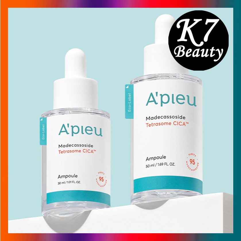 [A 'Pieu] Apieu Madecassoside Tetrasome Cica Ampoule 30ml / 50ml | Shopee Việt Nam