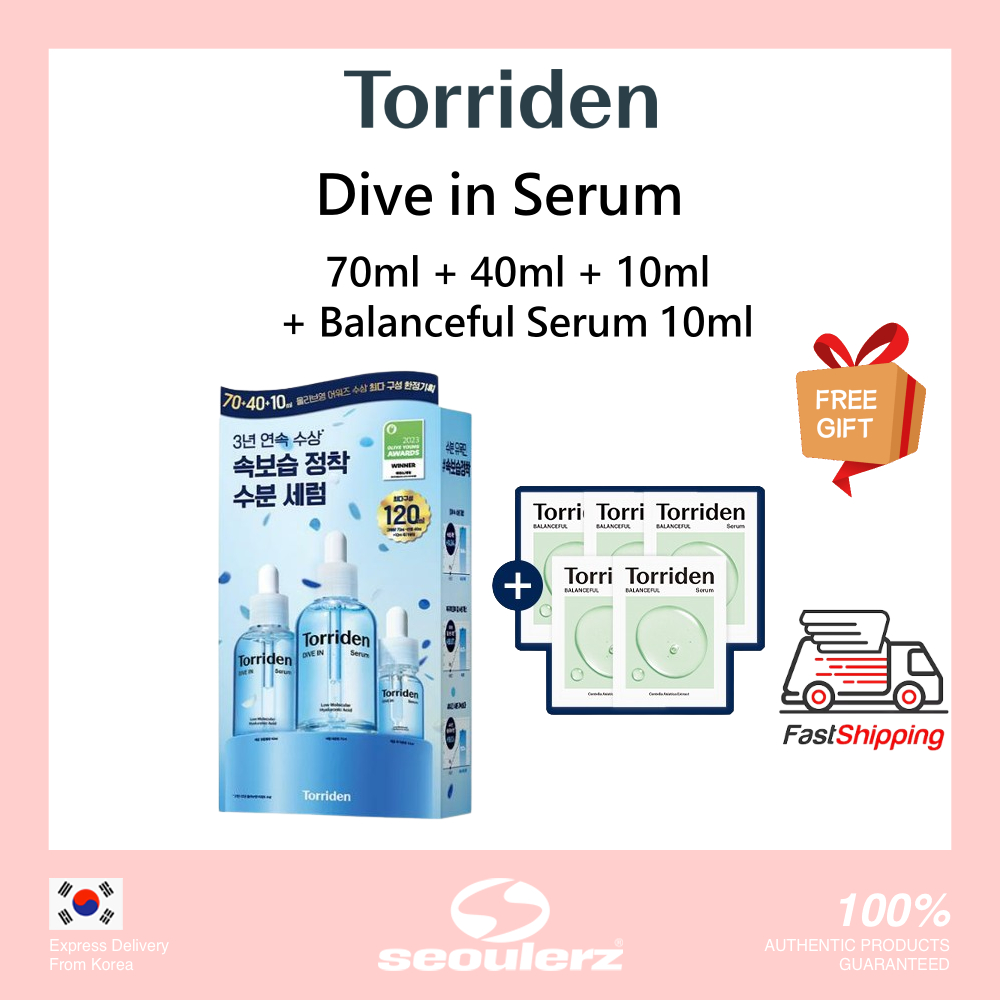 [Torriden] DIVE in Serum 70ml +40ml + 10ml + Balanceful Serum 10ml | Shopee Việt Nam