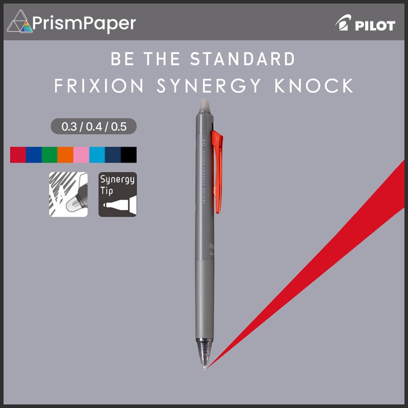Pilot Frixion Synergy KNOCK 0.3 / 0.4 / 0.5 mm Bút có thể xóa được ...