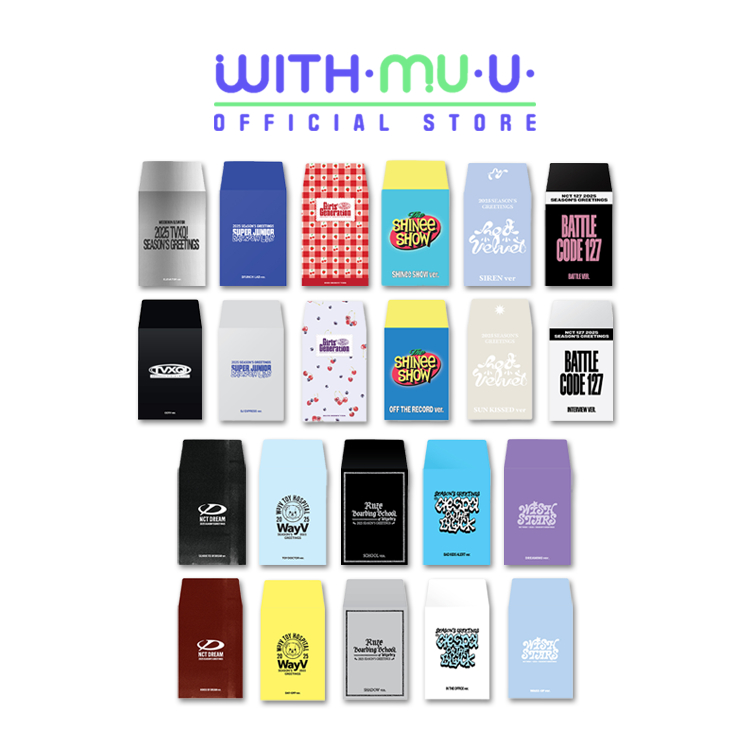 Vật phẩm SM Entertainment 2025 SM Artist Season's Greetings Official MD ...