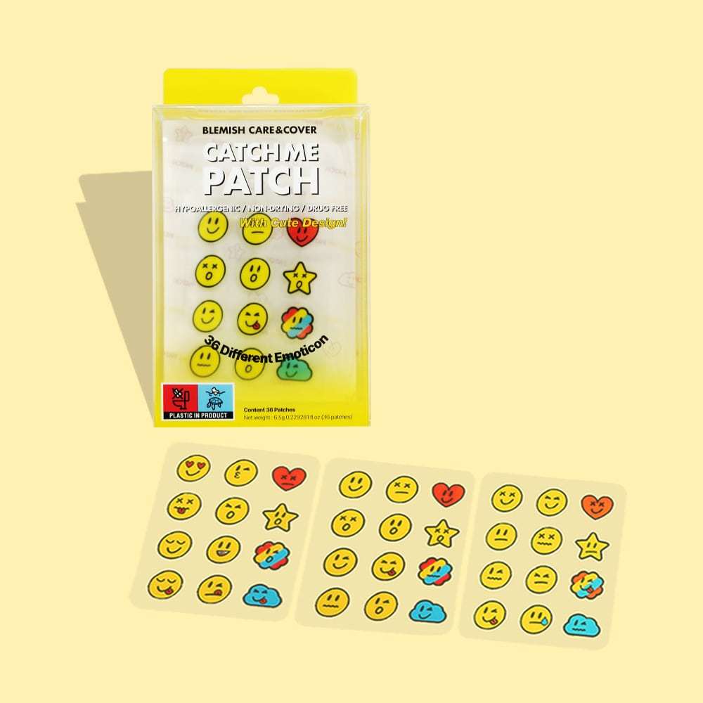 [Catch ME Patch] Miếng dán vết thương Emoticon Rắc rối mụn Miếng dán ...