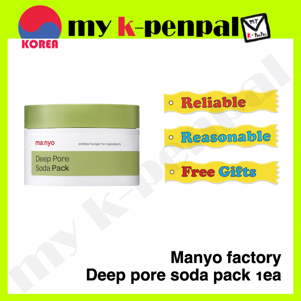 [manyo factory] Gói soda Thu Nhỏ Lỗ Chân Lông Sâu Deep pore soda pack ...