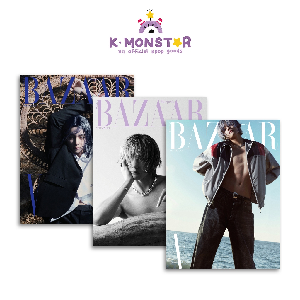 2024.2 Harper's BAZAAR KOREA BTS V COVER | Shopee Việt Nam