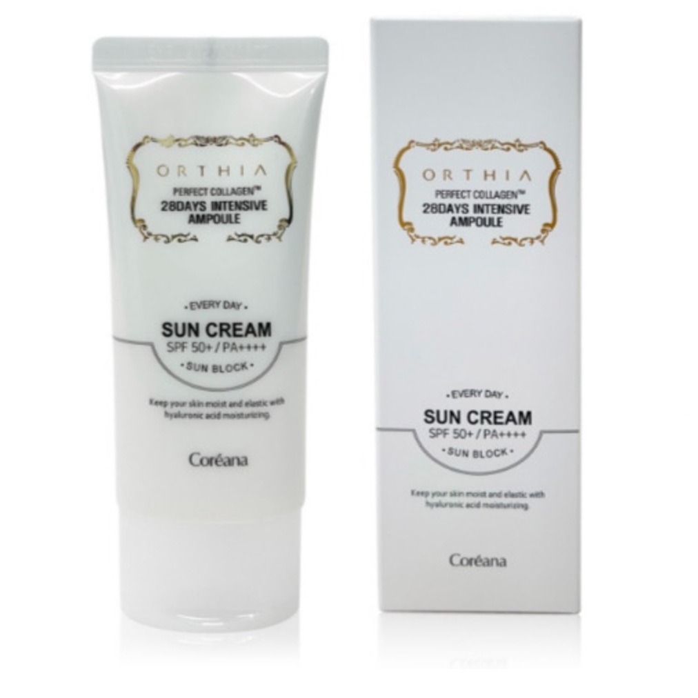 COREANA ORTHIA PERFECT COLLAGEN 28DAYS INTENSIVE AMPOULE SUN CREAM 50G ...