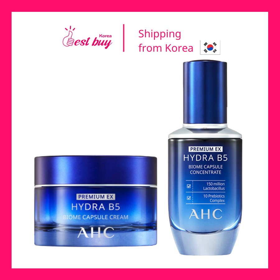 Kem dưỡng, tinh chất cấp ẩm phục hồi da AHC Premium EX Hydra B5 Biome Capsule Cream 50ml ...