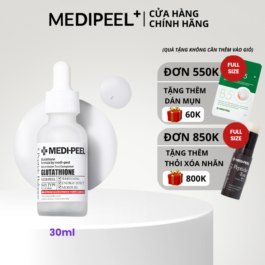Medipeel Tinh chất BIO INTENSE GLUTATHIONE AMPOULE 30ml | Shopee Việt Nam