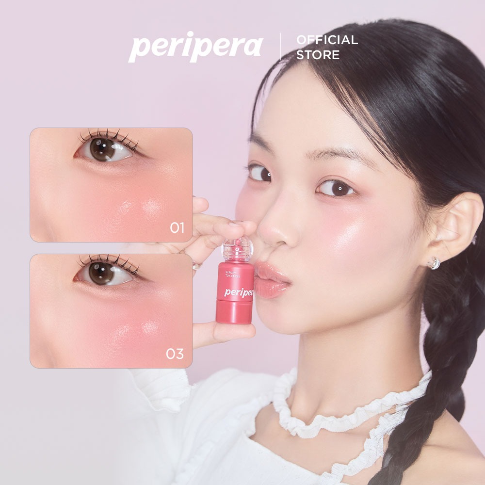 [Peripera] Xi-rô Tok Cheek | Phát sáng bên trong lâu trôi, Syrup Như ...