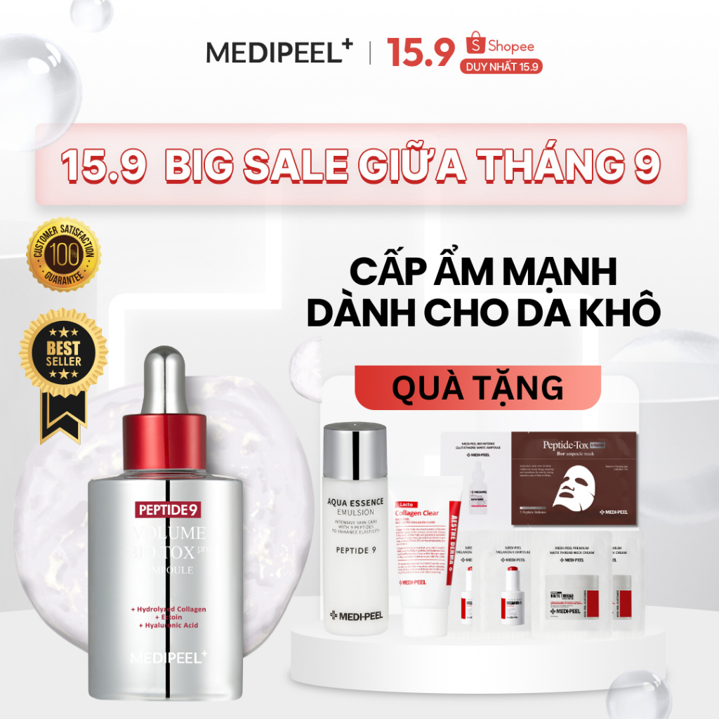 Medi-Peel Tinh chất MEDIPEEL PEPTIDE 9 VOLUME BIO TOX AMPOULE cao cấp ...