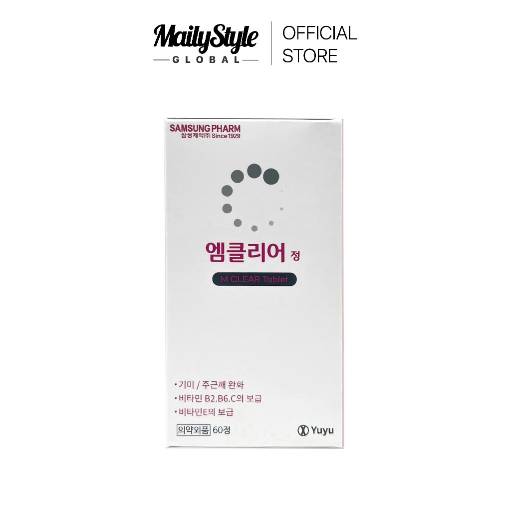 Samsung Pharm M Clear 60 Capsules | Shopee Việt Nam