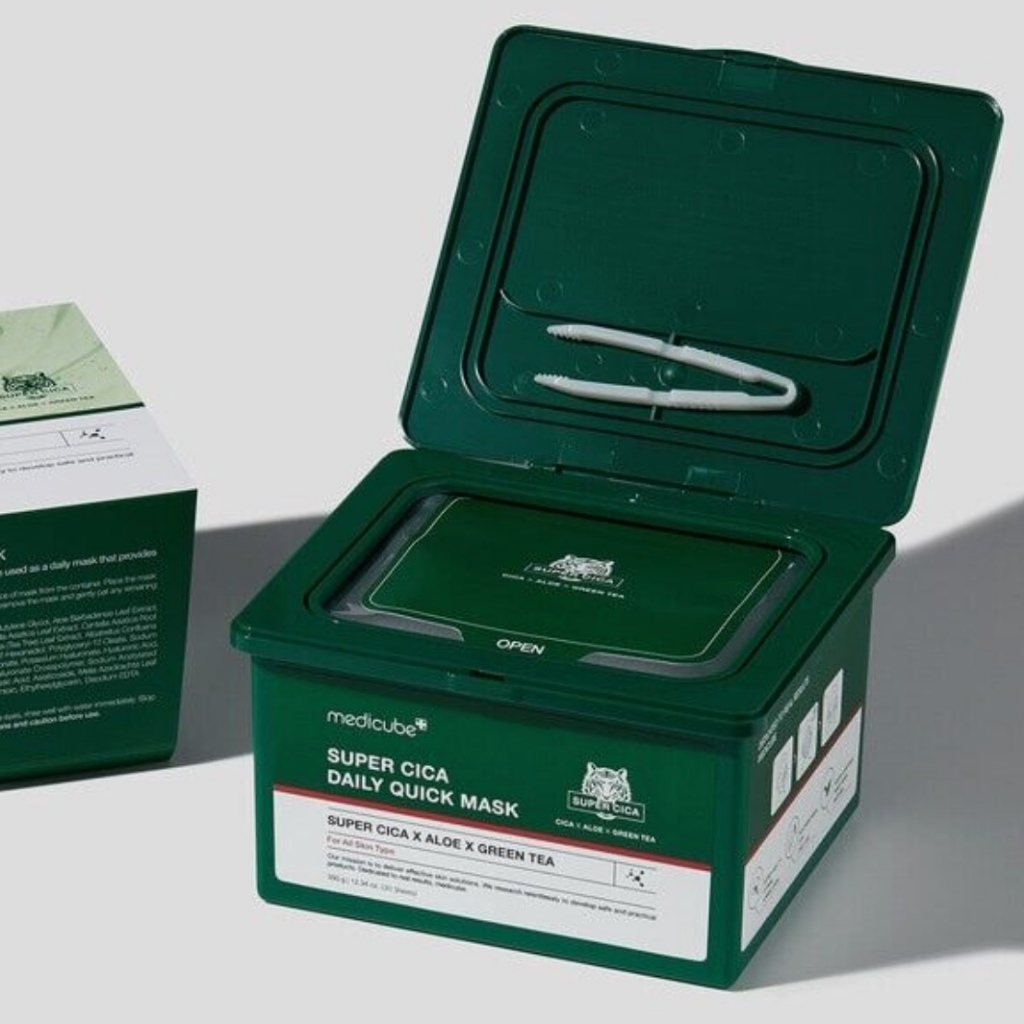 Mặt nạ 60 giây MEDICUBE SUPER CICA DAILY QUICK MASK 350g/30 miếng ...