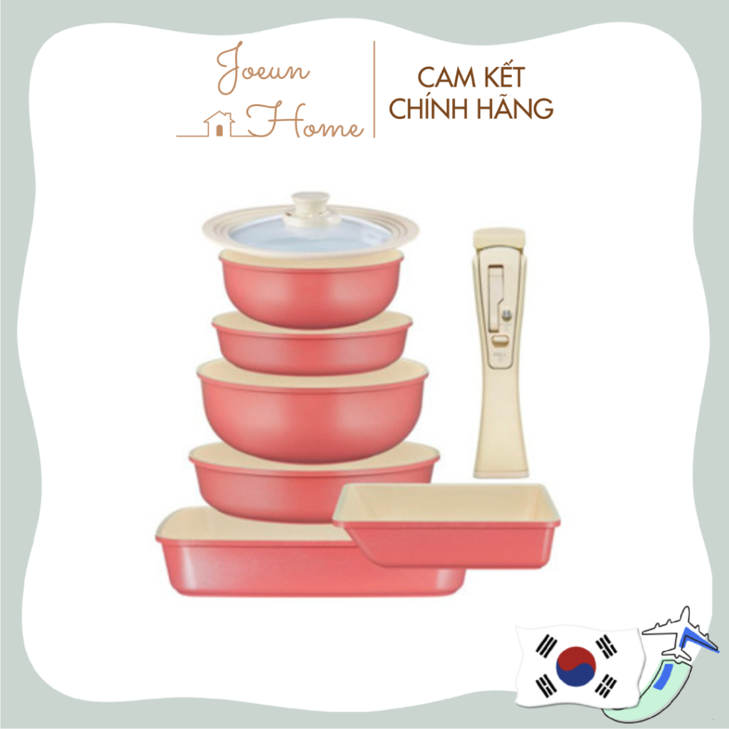 [Hàng chính hãng] Chảo Chiên / Chảo Sâu Lòng Bếp Từ Chống Dính ROICHEN Bespoke Hàn Quốc Màu Đỏ ...