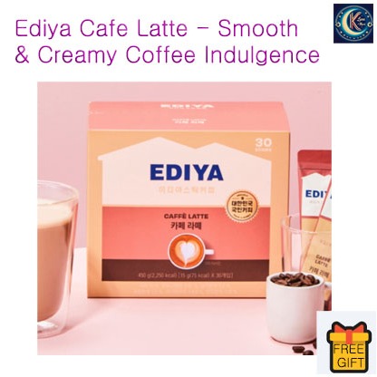 Ediya Cafe Latte - Thưởng thức cà phê mịn màng & kem (không hộp ...