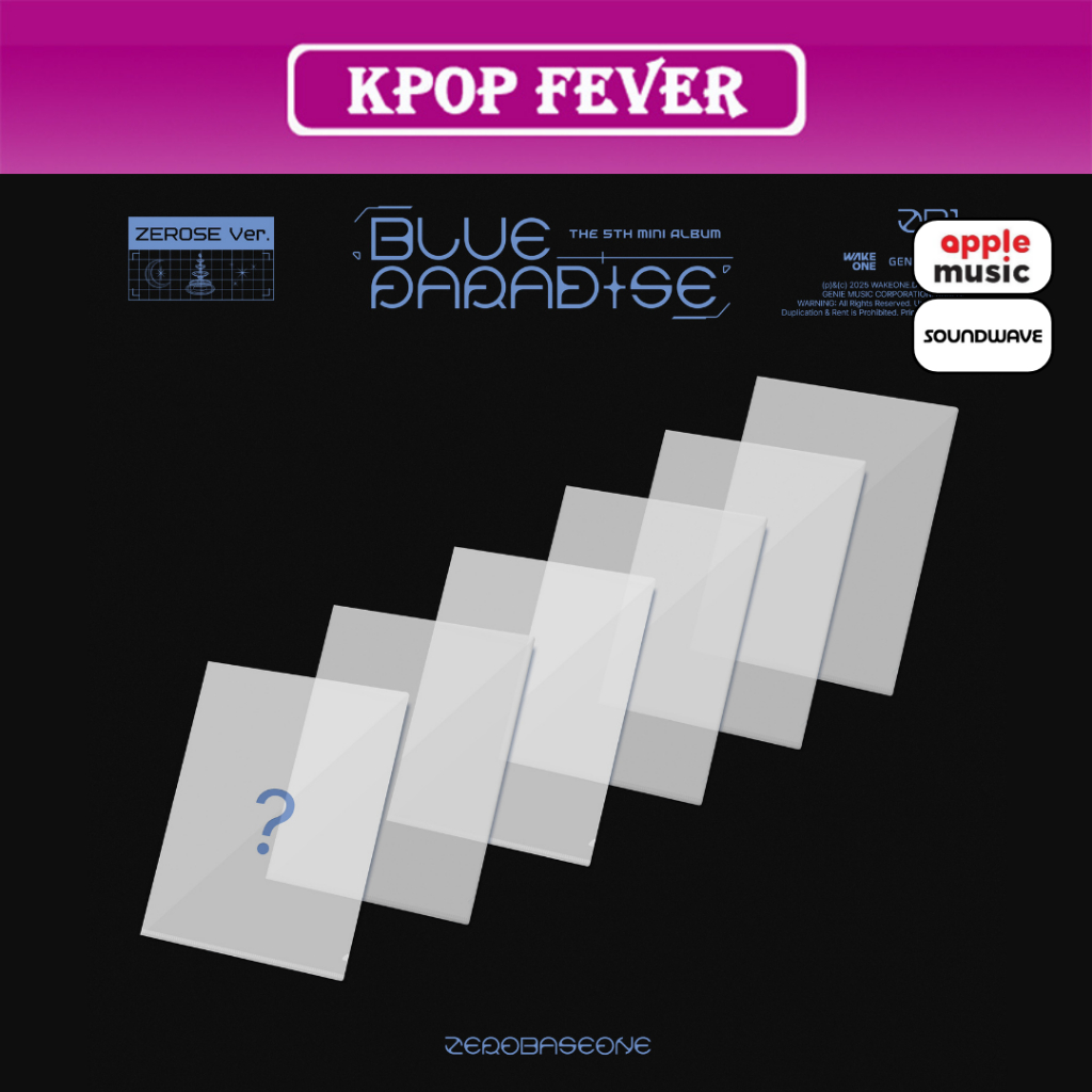 ZEROBASEONE (ZB1) - [ BLUE PARADISE ] 5TH MINI ALBUM / ZEROSE VER. + POB | Shopee Việt Nam