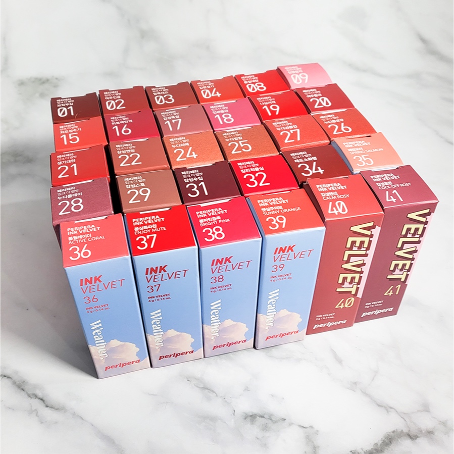 peripera ink the velvet tint 4g #1 ~ #44(new) | Shopee Việt Nam