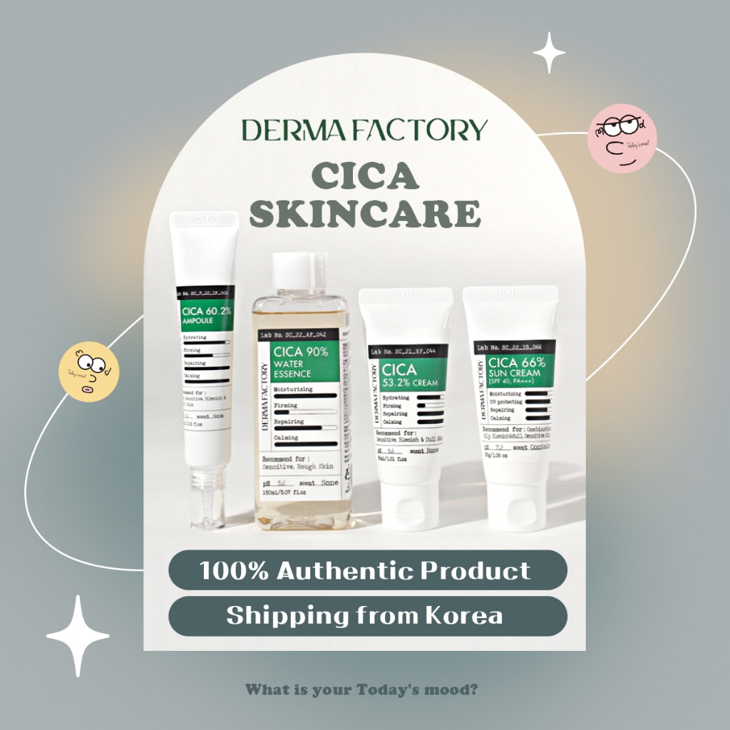 [Derma Factory] Series Cica Skincare Series | Kem Chống Nắng Centella ...